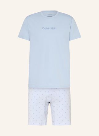 Calvin Klein Shorty-Schlafanzug blau