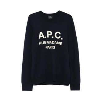 A.P.C. A.p.c., Herren, Strickwaren, Blau, LGr&ouml;&szlig;e
