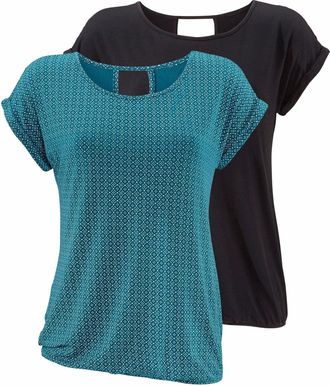 Lascana Damen Kurzarmshirt
