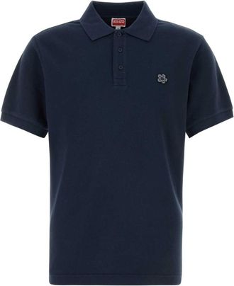 Kenzo Homme, Tops, Bleu, Taille: XL Boke Flower Slim Polo