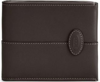 Tod's Homme, Accessoires, Brun, Taille: ONE Size Leather Wallet