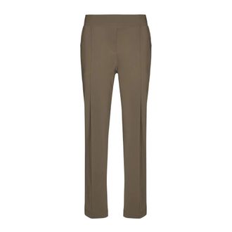 Elena Miro Jersey-Hose mit elastischem Bund - - Trousers - Damen - Gr&uuml;n - XS