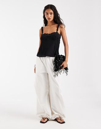 Free People Little Love - D&eacute;bardeur - Noir
