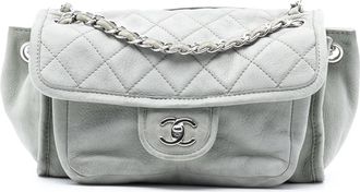Chanel Hobo Bags - Calfskin French Riviera Shoulder Bag - Gr. unisize - in Grau - f&uuml;r Damen