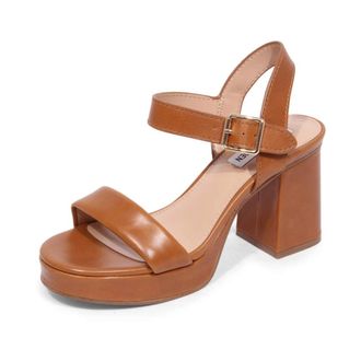Steve Madden Freefall cognac Sandalen - - Shoes - Damen - Braun - 37 EU