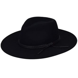 Bailey Piston Fedora Hut Mit heruntergeklappter Krempe - Schwarz - S