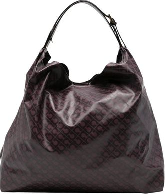 Gherardini Classic Hobo - Femme - Sacs - Brun - Taille: ONE Size