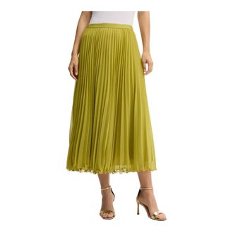 Joop Femme, Jupes, Vert, Taille: 38 FR Jupe Midi Pliss&eacute;e