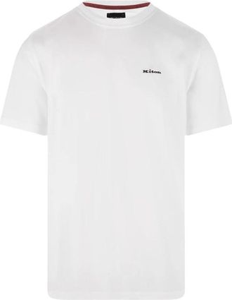 Kiton Homme, Tops, Blanc, Taille: 2XL T-Shirt