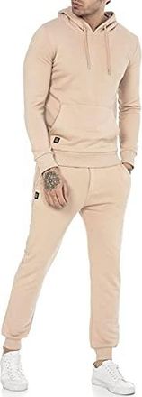 Red Bridge Ensemble de sport Sportswear Pantalon Sweat á capuche Jogger-Set Combinaison Beige S