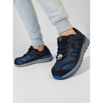 Skechers Halbschuhe Skechers Bulklin 77180EC/BLU Schwarz
