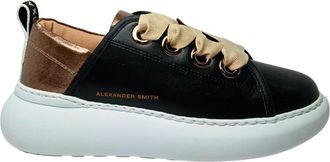 Alexander Smith Femme, Chaussures, Noir, Taille: 39 EU Pelle Baskets