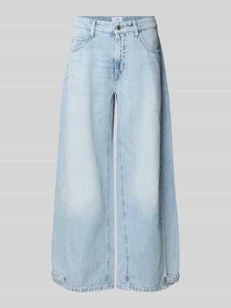 Cambio Wide Fit Jeans mit Leinen-Anteil Modell Oaklyn