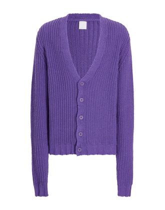 8 by YOOX RECYCLED COTTON RELAXED FIT CARDIGAN