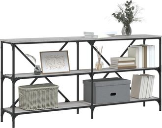 Generic Konsolentisch, Flurtisch mit verstellbaren F&uuml;&szlig;en, Beistelltisch f&uuml;r Wohnzimmer/Eingangsbereich, Sideboard, Eingangstisch, Holzwerkstoff Eisen(Sonoma-E