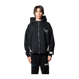 Gallery Dept. Homme, Sweatshirts et sweats &agrave; capuche, Noir, Taille: XL Contrast Panel SweaT-shirt