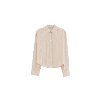 Bellerose Femme, Blouses et Chemises, Beige, Taille: 36 FR Johan Shirt