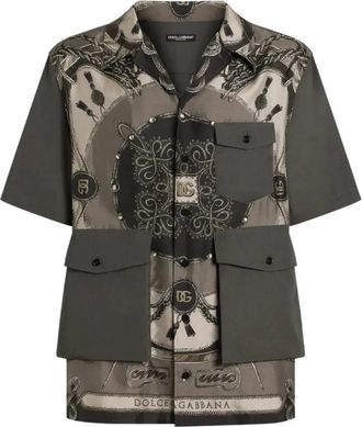 Dolce & Gabbana Homme, Chemises, Multicolore, Taille: M Shirt Corde Nappe
