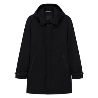 Bugatti Homme, Vestes, Bleu, Taille: 2XL Herrenmantel Popeline