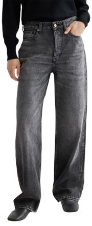 Scotch & Soda Damen Ripple Straight Jeans, Absolute Black, 32W / 32L