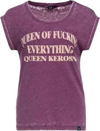 Queen Kerosin Print-Shirt Queen Of Fucking Everything (1-tlg) mit Statement-Druck