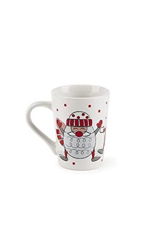 Excelsa Set de 4 Mugs Snowman, Cl.38 ; Stoneware