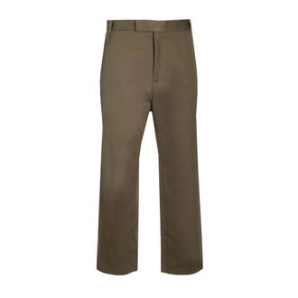 Thom Browne Relaxte Bundfaltenhose - - Trousers - Herren - Gr&uuml;n - XL