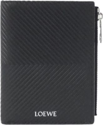 Loewe unisex, Pre-owned, Noir, Taille: ONE Size Portefeuille en cuir Pre-owned