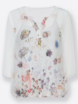 Witt Klassische Bluse Bluse 3/4-Arm