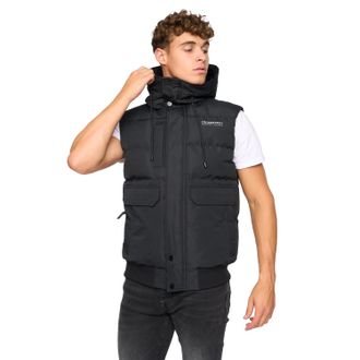 Crosshatch Milwaka Weste für Herren (Schwarz)