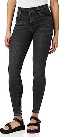 Levi's Femme 720 High Rise Super Skinny Jeans, Black Mustang, 24W / 30L