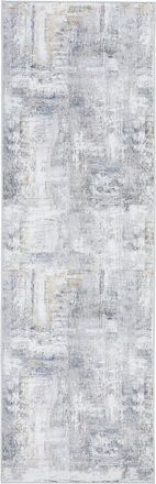 Novel L&auml;ufer Leo, Grau, Textil, Vintage, rechteckig, 80x250 cm, Oeko-Tex Standard 100, in verschiedenen Gr&ouml;&szlig;en erh&auml;ltlich, waschbar, pflegeleicht, Teppiche 