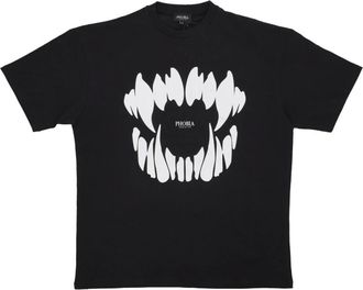 Phobia Archive Homme, Tops, Noir, Taille: XL Mouth Print Tee