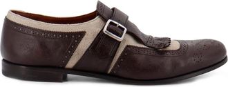 Churchs Homme, Chaussures, Brun, Taille: 44 EU Fringed Monk Strap Loafer