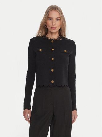 Twin-Set Strickjacke 252TP320A Schwarz Regular Fit