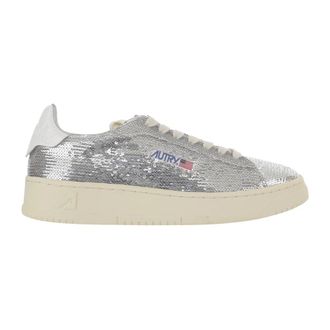 Autry Femme, Chaussures, Gris, Taille: 39 EU Dallas Low Sparkling Baskets