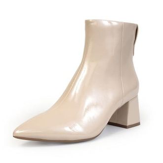 Aerosoles Bottines Enoch pour femme, imitation cuir verni Stone Crinkle, 9W