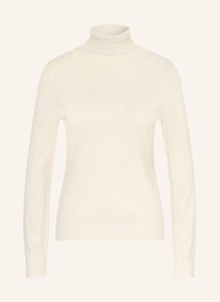 Comma Comma Rollkragenpullover Mit Glitzergarn weiss