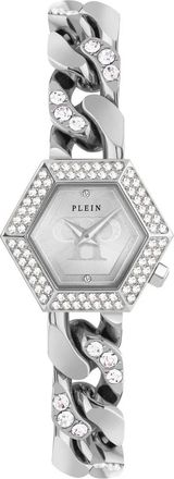 Philipp Plein Die Hexagon Groumette Uhr - - Accessories - Damen - Grau - ONE SIZE