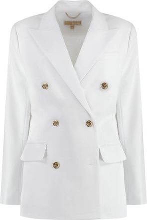 Michael Kors Femme, Vestes, Blanc, Taille: 38 FR Blazers