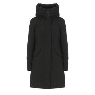 Peuterey Femme, Manteaux, Noir, Taille: 40 FR Parka avec logo