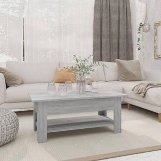 vidaXL Vidaxl - Couchtisch Grau Sonoma 102x55x42 cm Holzwerkstoff