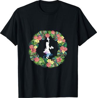 Aloha Hula Hula for Lektion Aloha Tropical Hawaii Hibiscus Cute Popular Plumeria Hawaiian Black T-Shirt