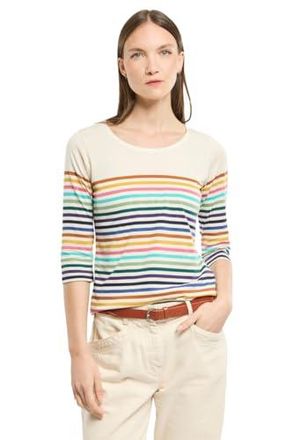 Armor Lux Marini&egrave;re 10 Couleurs col Bateau en Pur Coton l&eacute;ger