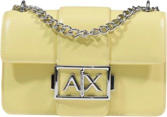 A|X Armani Exchange Femme, Sacs, Jaune, Taille: ONE Size Jodie S Shoulder Bag