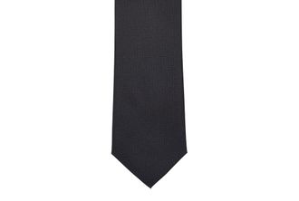 Bexley Cravate Soie Unie - Cravate homme marine