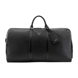 Guess Homme, Sacs, Noir, Taille: ONE Size Milano Logo Weekender Bag