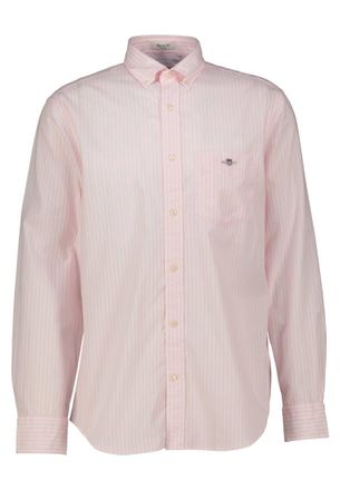 GANT Herren Reg Poplin Stripe Shirt Klassisches Hemd, Light Pink, XXL EU