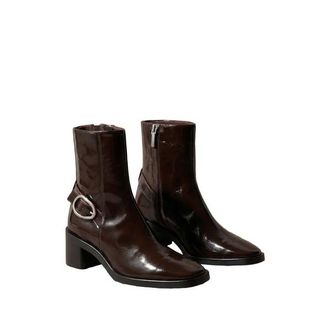 Calvin Klein Bottines brillantes &agrave; d&eacute;tail boucle