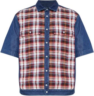 Dsquared2 Homme, Chemises, Multicolore, Taille: 2XL Chemise en jean &agrave; motif &agrave; carreaux